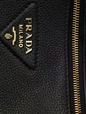 Prada Leather Shoulder Bag - Black