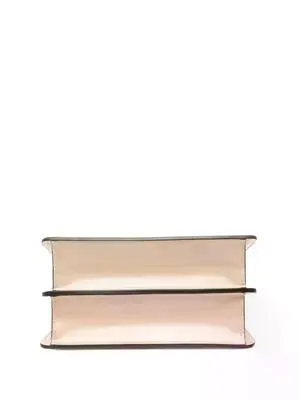 Fendi Small Leather Peekaboo Cut Chain Shoulder Bag