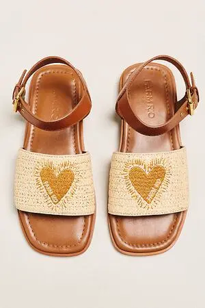 Farm Rio Heart Sandals