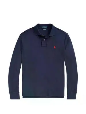 Polo Ralph Lauren Long-sleeve Logo Polo Shirt - Blue