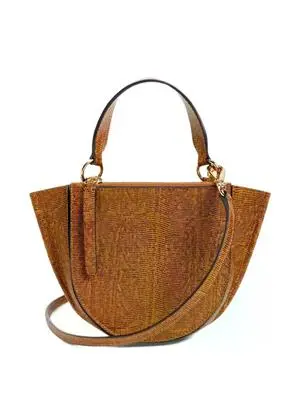 WANDLER Hortensia Leather Shoulder Bag - Brown