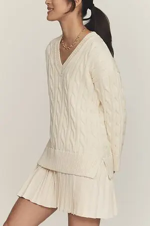English Factory V-neck Mini Dress