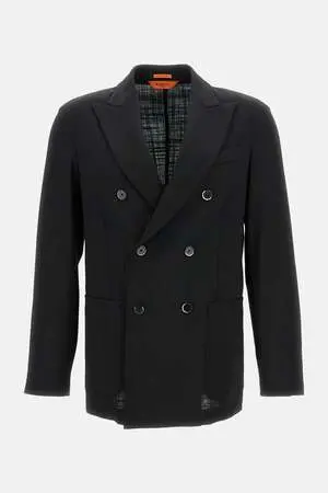 Barena Venezia Siroco Wool Blazer - Black