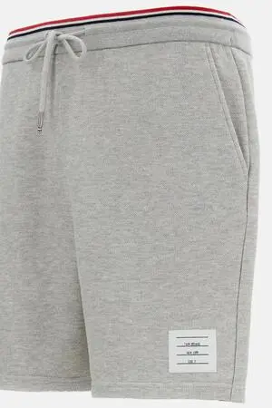 Thom Browne 4-bar Cotton Sweatshorts