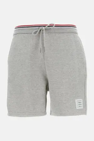 Thom Browne 4-bar Cotton Sweatshorts - Grey