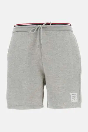 Thom Browne 4-bar Cotton Sweatshorts - Grey