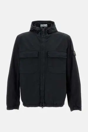 Stone Island Hooded Jacket - Black