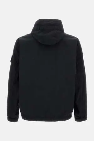 Stone Island Hooded Jacket - Black