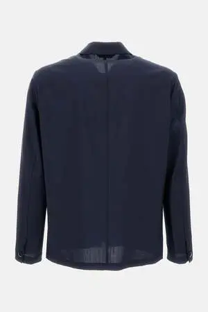 Barena Venezia Visal Wool Over-shirt - Blue