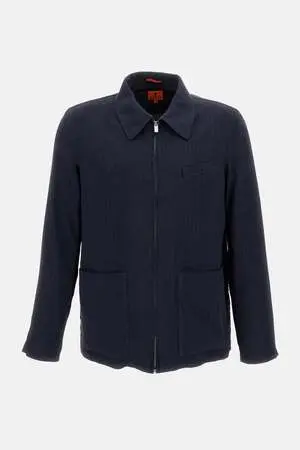 Barena Venezia Zip-up Overshirt - Blue