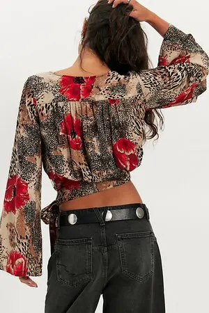 Free People Roxie Wrap Top