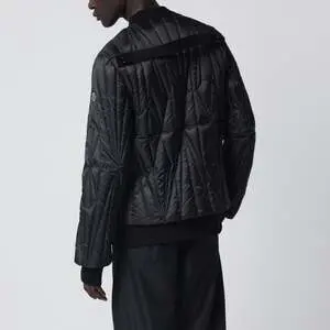 MONCLER + RICK OWENS Quilted Zip-up Down Bomber Jacket