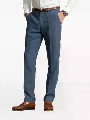 Polo Ralph Lauren Pressed-crease Trousers - Blue
