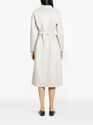 Max Mara Flared Wool Coat - Neutrals