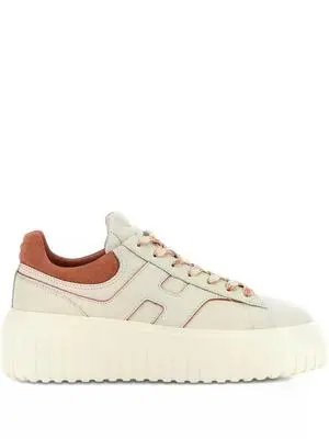 Hogan Contrast Stitching Sneakers For Women