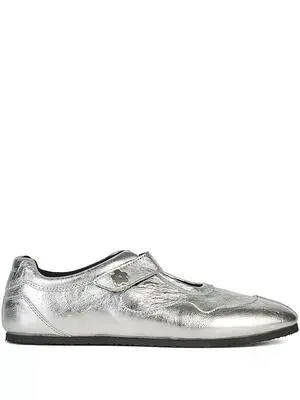 Cecilie Bahnsen Cosmo Flower-detail Sneakers - Silver