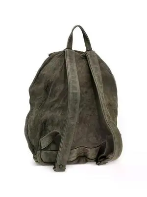 GIORGIO BRATO Leather Zip Backpack