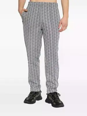 Lacoste Patterned Track Pants - Grey