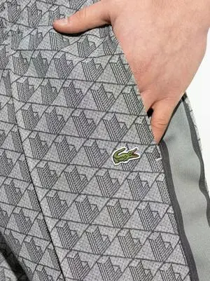 Lacoste Patterned Track Pants - Grey