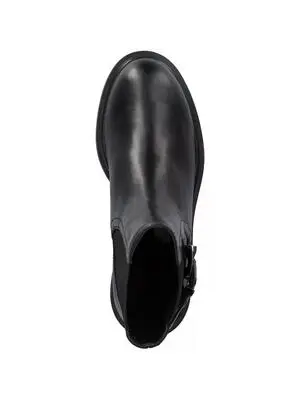 Moschino Buckle-strap Ankle Boots
