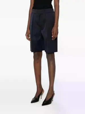 Victoria Beckham Pleated Front Shorts