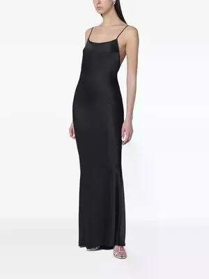 Andamane Ninfea Slip Maxi Dress - Black