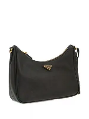 Prada Saffiano Leather Shoulder Bag - Black