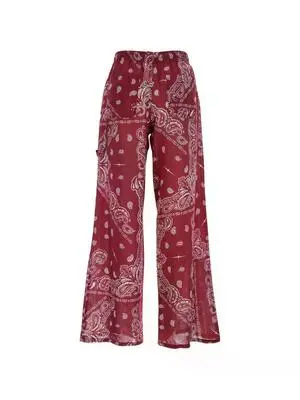 VENUJA Bandana-print Drawstring Trousers