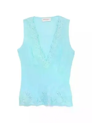 ERMANNO FIRENZE Lace-detail Top