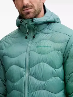 PEAK PERFORMANCE Helium Quilted Hooded Jacket - Blue