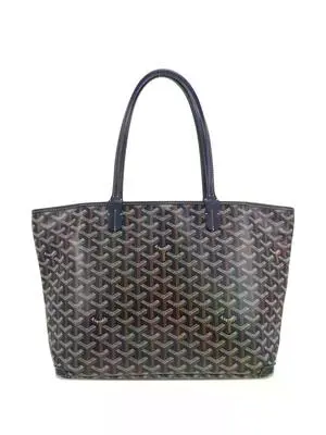 Goyard 2020s Artois Leather Tote Bag - Brown