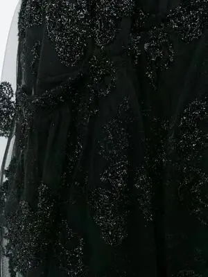 Simone Rocha Jacquard Tulle Midi Skirt