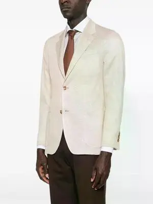LARDINI Single-breasted Blazer - Neutrals