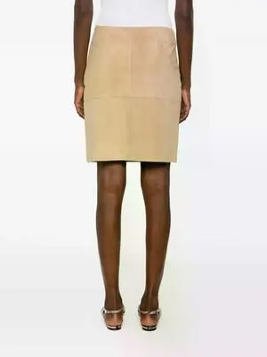 P.a.r.o.s.h Minuetto Suede Mini Skirt