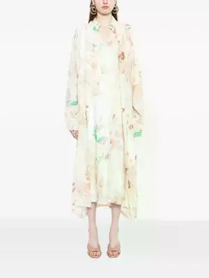 BAMBAH Kaftan Dress With Floral Print