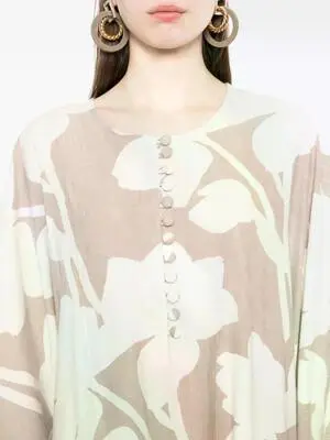 BAMBAH Floral Print Kaftan