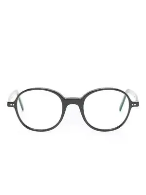 LUNOR Round Frame Eyeglasses - Black