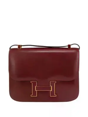 Hermès 1982 Constance Leather Crossbody Bag - Red