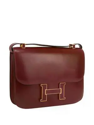 Hermès 1982 Constance Leather Crossbody Bag - Red