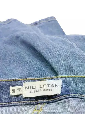 NILI LOTAN Cropped Flare Jeans