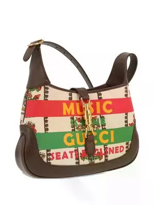 Gucci 2020s Jackie Centennial Music Shoulder Bag - Neutrals