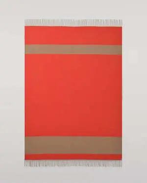 Johnstons Of Elgin Brown & Stripe Throw