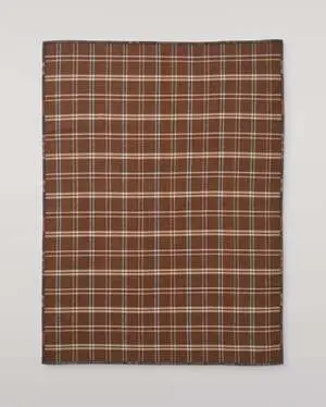 Johnstons Of Elgin Double Face & Brown Wool Throw
