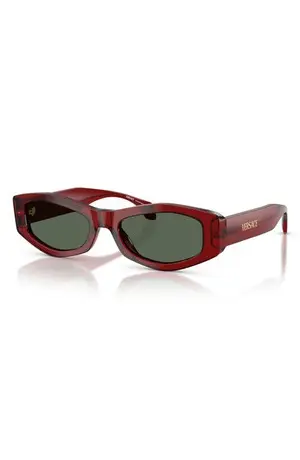 Versace 54mm Irregular Sunglasses
