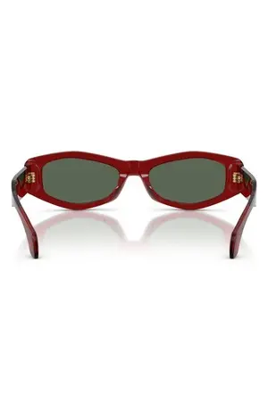 Versace 54mm Irregular Sunglasses