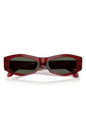 Versace 54mm Irregular Sunglasses