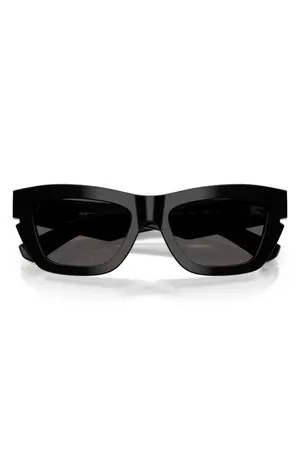 Burberry 52mm Irregular Sunglasses - Black