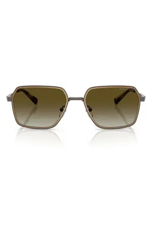 Michael Kors Dana Point Square Sunglasses - Matte Husk/olive Gradient