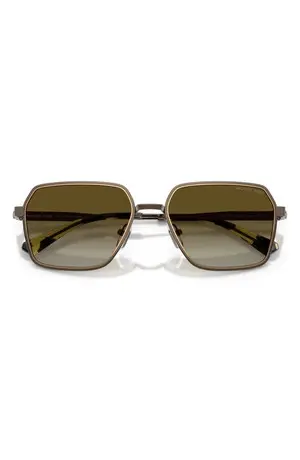 Michael Kors Dana Point Square Sunglasses - Matte Husk/olive Gradient