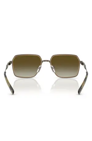 Michael Kors Dana Point Square Sunglasses - Matte Husk/olive Gradient